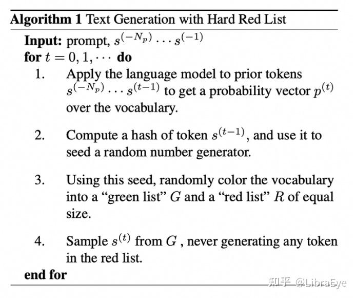 论文精读：机器文本检测，文本水印 A Watermark for Large Language Models - 知乎
