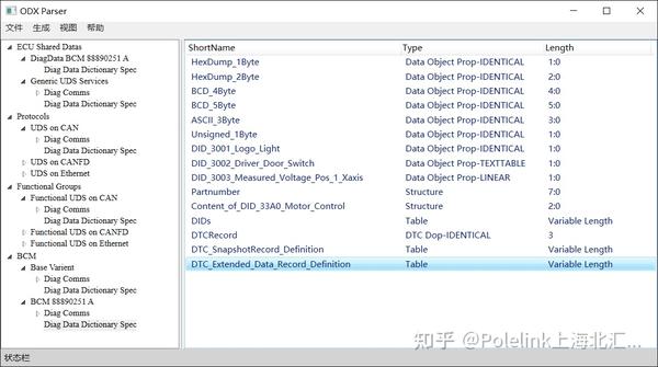 基于ODX诊断测试开发(2): ODX数据库解析 - 知乎