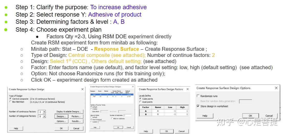 自编英文版DOE培训资料-RSM DOE experiment - 知乎