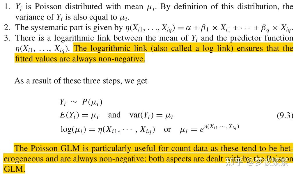 学习笔记|模型学习九----GLM and GAM for Count Data计数数据 - 知乎
