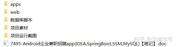 Android企业兼职招聘app(IDEA,SpringBoot,SSM,MySQL)+全套视频教程 - 知乎