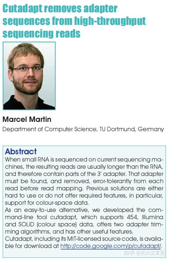 Cutadapt removes adapter sequences from high-throughput sequencing ...