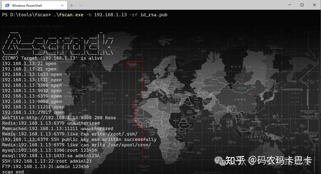 fscan内网扫描工具 - 知乎