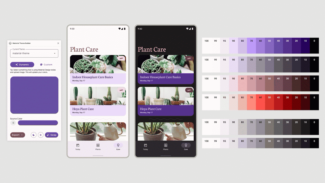 谷歌设计系统 Material Design 改版成 Material You 后，变化有多大？ - 知乎