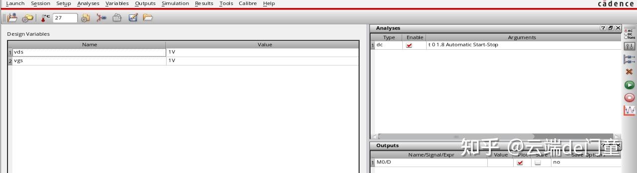 Cadence基础教学——以MOS仿真为例（包括calculator的使用） - 知乎