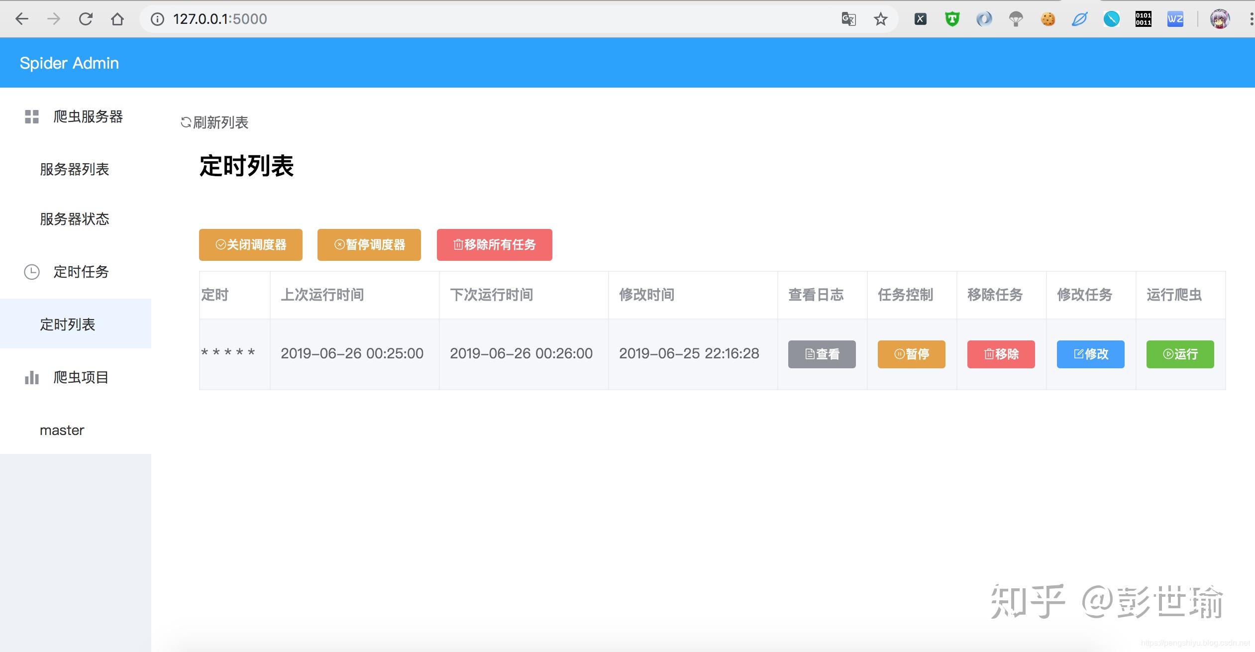 SpiderAdmin可视化管理+定时调度爬虫项目 - 知乎
