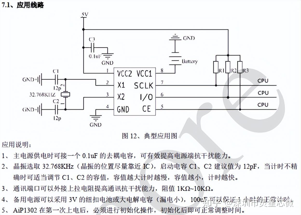 时钟芯片DS1302Z+/DS1302ZN/DS1302Z/DS1302/AIP1302最新中文资料 - 知乎