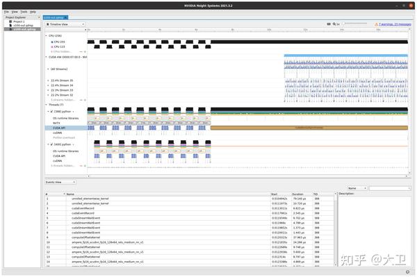 nsight system 使用 - 知乎