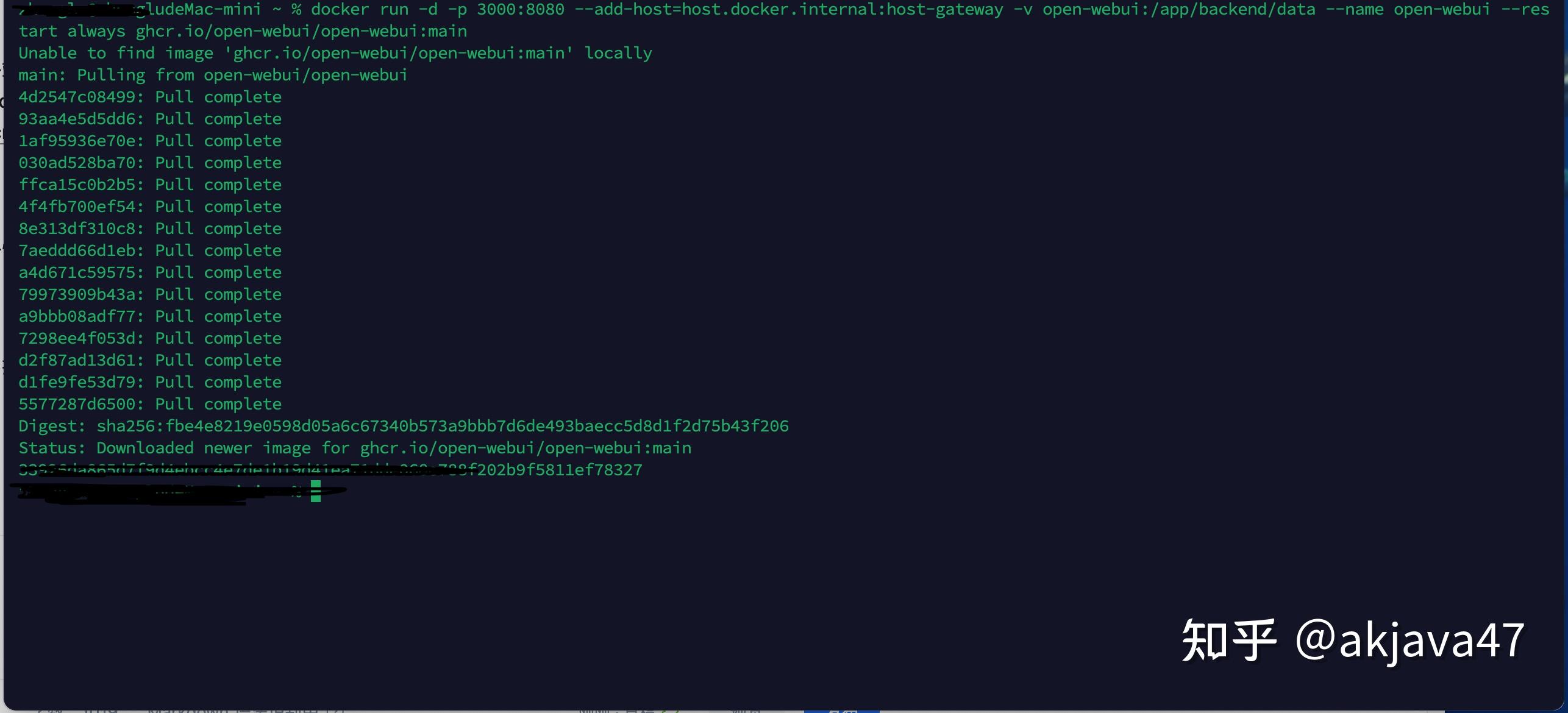 Openweb Ui安装指南(基于docker安装) 知乎