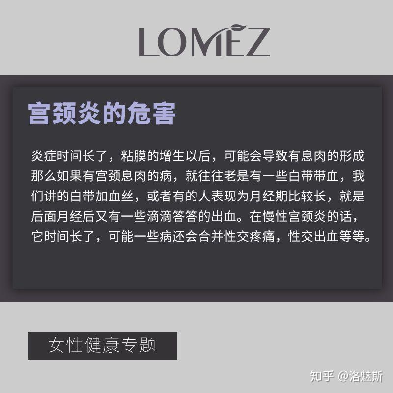 LOMEZ|宫颈炎你了解吗 - 知乎