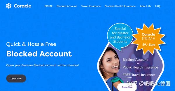 【德国】德国留学保证金账户最全开通攻略（Expatrio/Fintiba/Coracle) - 知乎