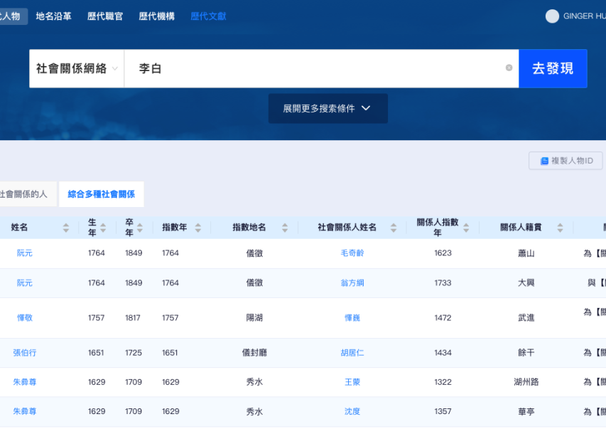 CBDB | 中国历代人物传记资料库（CBDB）全新升级，功能更全面，检索更便捷，快来体验~ - 知乎