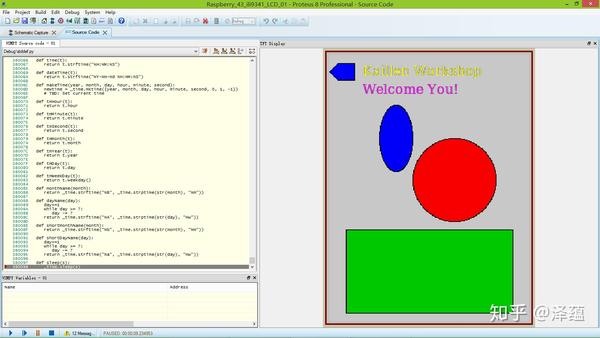 Proteus8.10 python编译器仿真Raspberry_系列_43_ili9341 - 知乎