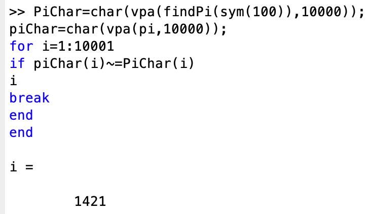 MATLAB编程计算圆周率 - 知乎