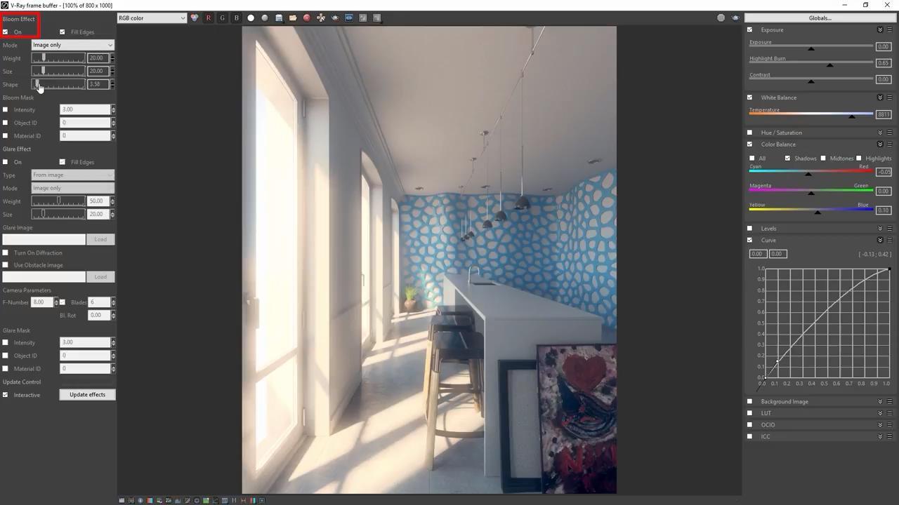 VRay 3.4 for Rhino室内日景&夜景--布光教程 - 知乎