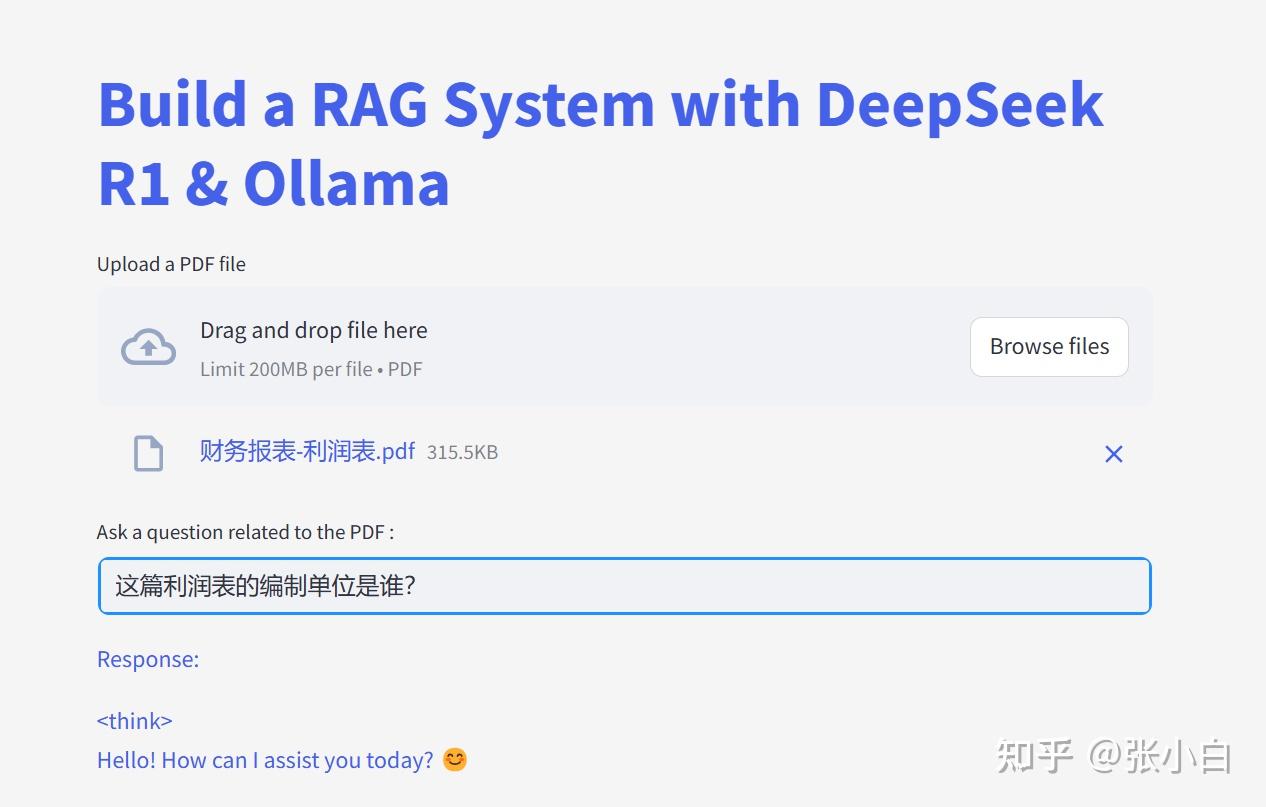 Ollama搭建RAG环境（DeepSeek-R1） - 知乎