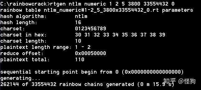利用 rainbowcrack 快速破解 ntlm - 知乎