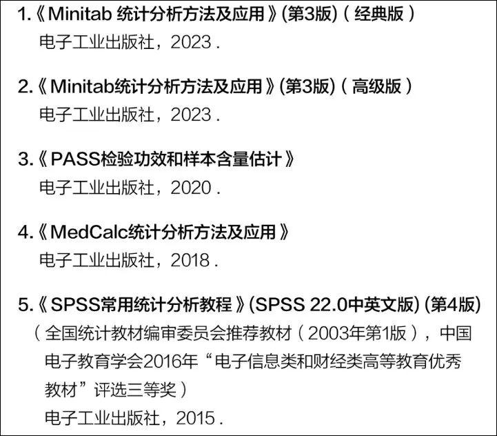 Minitab最强教材推荐:《minitab统计分析方法及应用》(经典版高级版) 知乎
