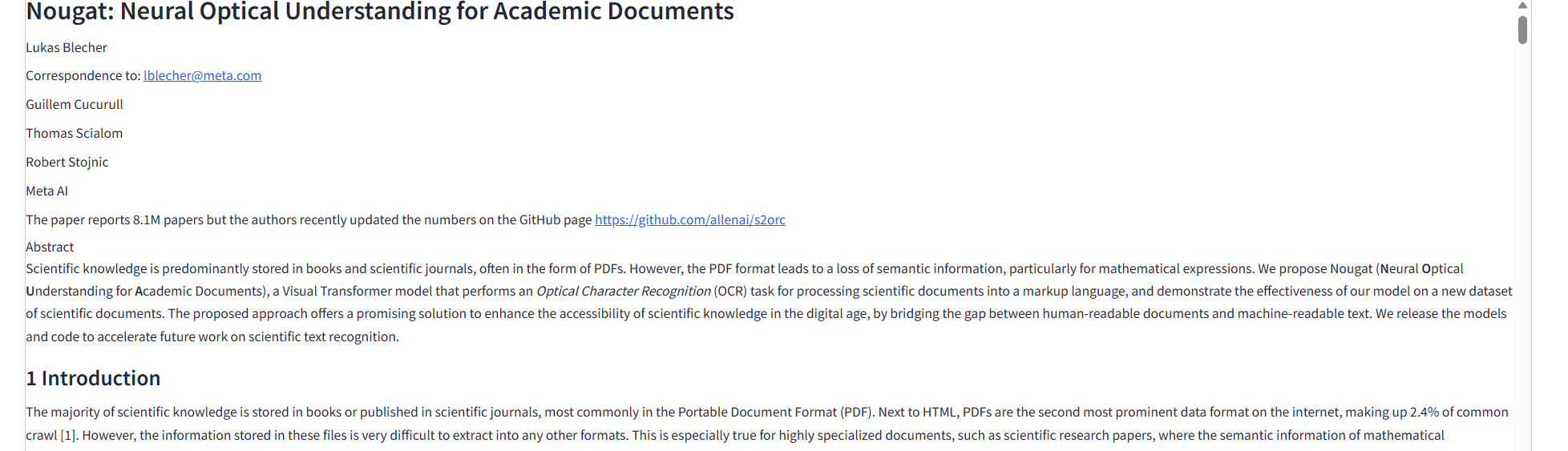 Nougat来了，能否成为PDF格式转换的新神器？ - 知乎