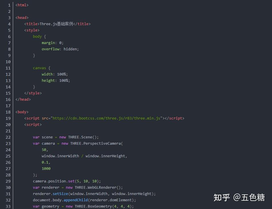 Three.js基础入门系列（二） - 知乎