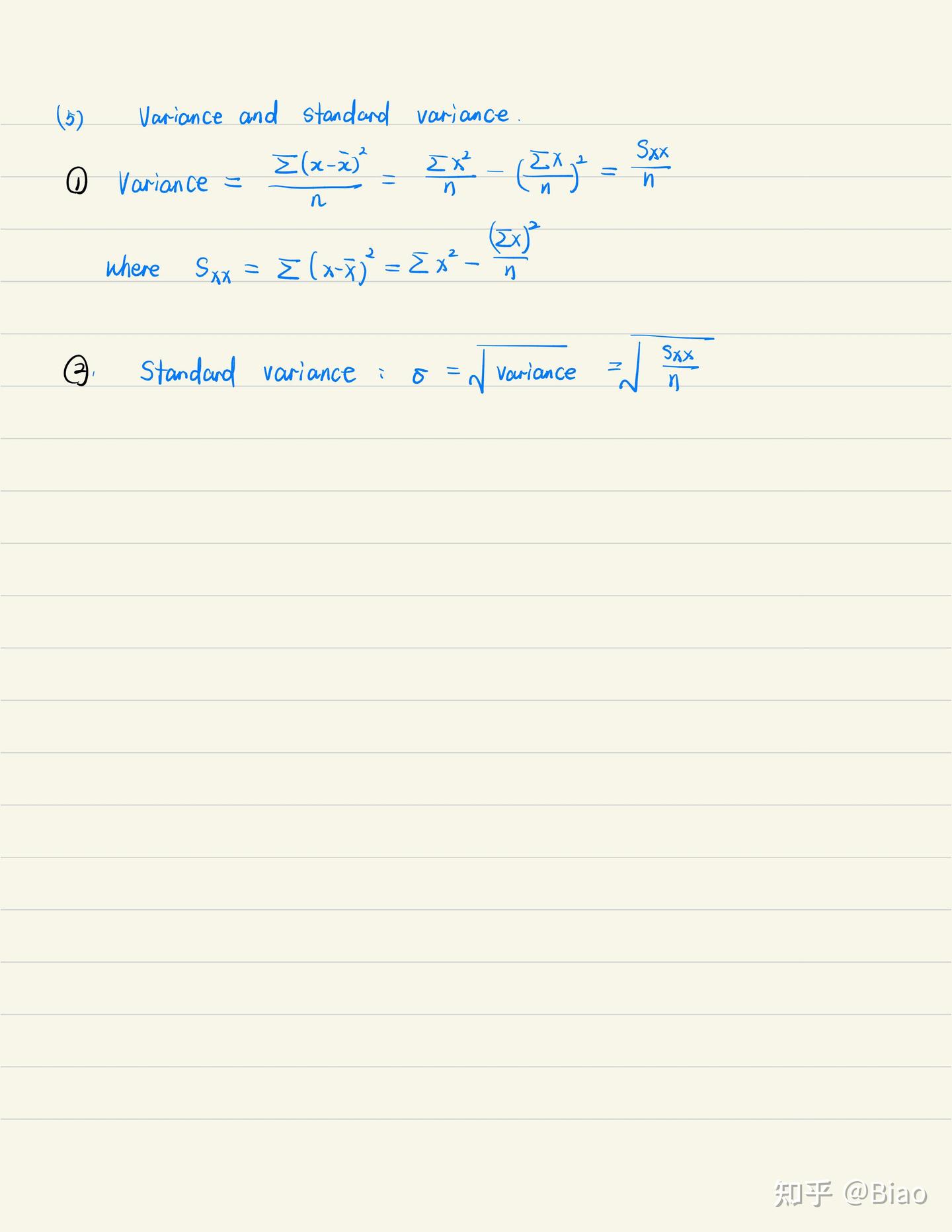 AL Edexcel S1 总结笔记（上集） - 知乎