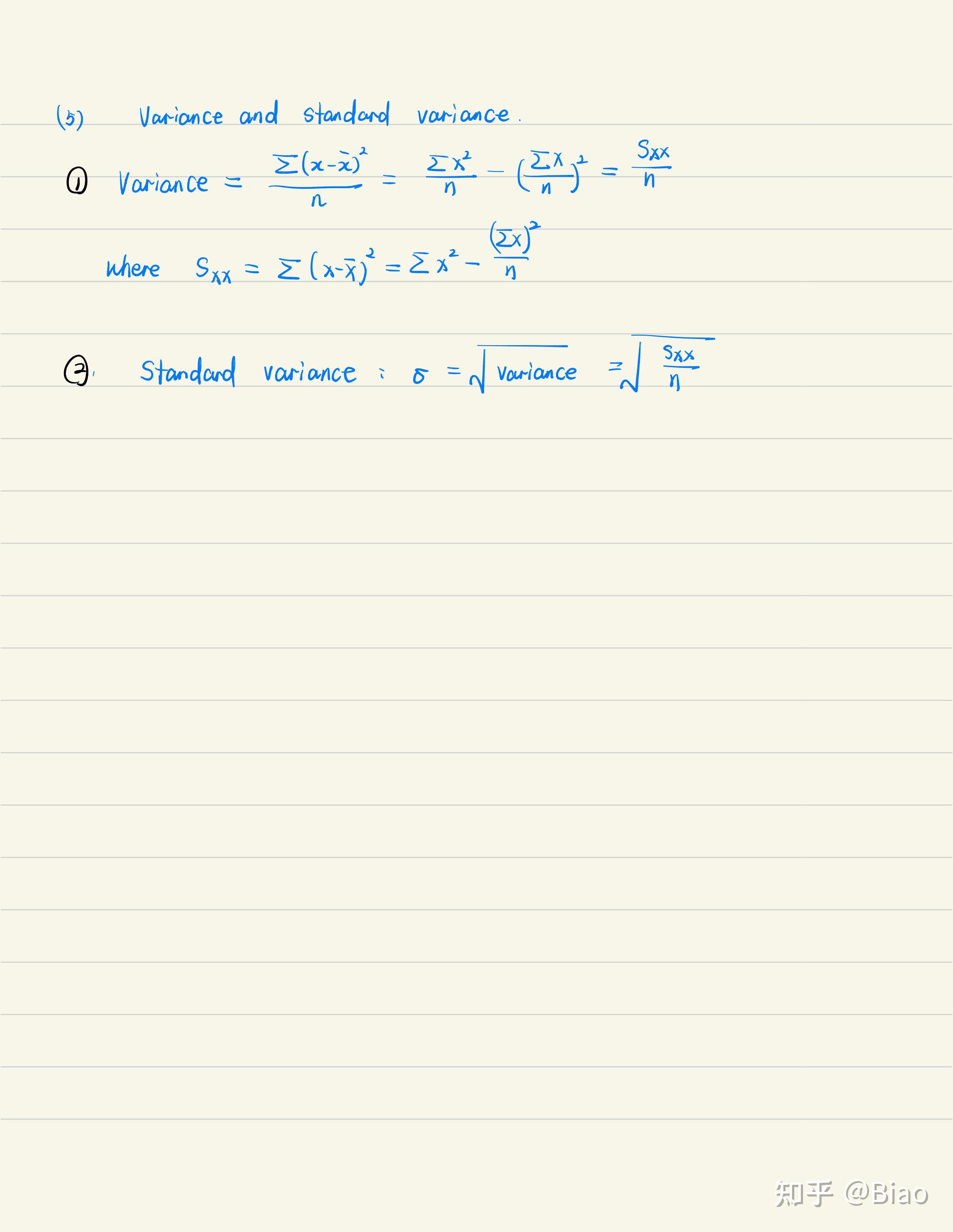 AL Edexcel S1 总结笔记（上集） - 知乎