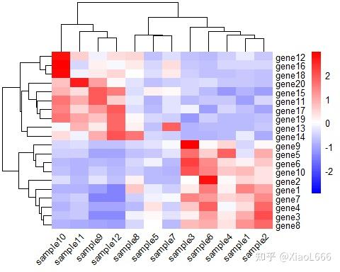 使用pheatmap包绘制热图 - 知乎