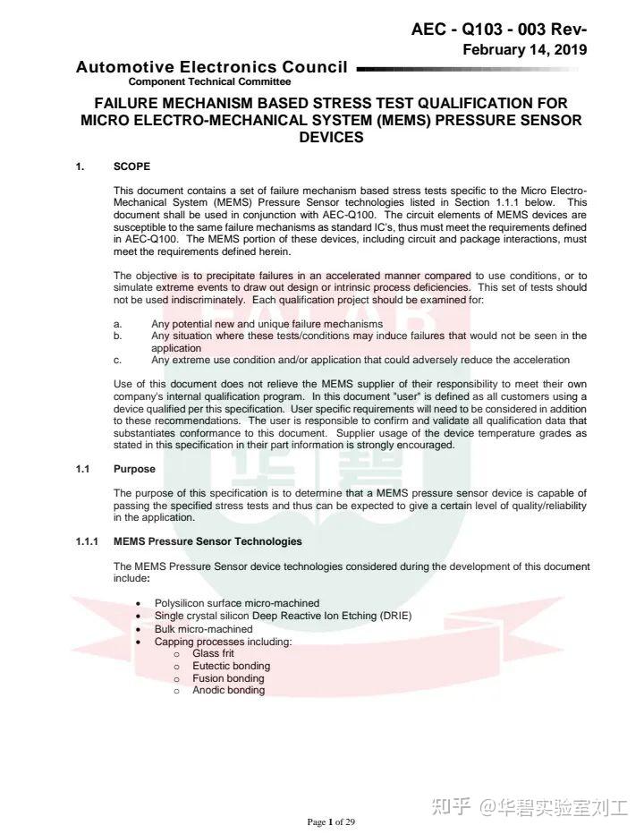 AEC-Q103-002车规认证标准文件学习（英文版） - 知乎