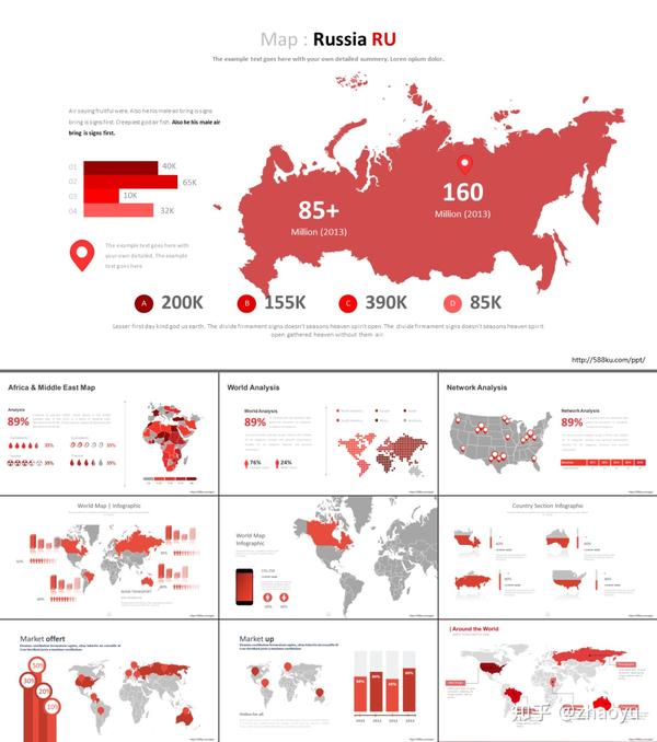 超强地图图表PPT模板来啦，可编辑可动态展示！（建议收藏） - 知乎
