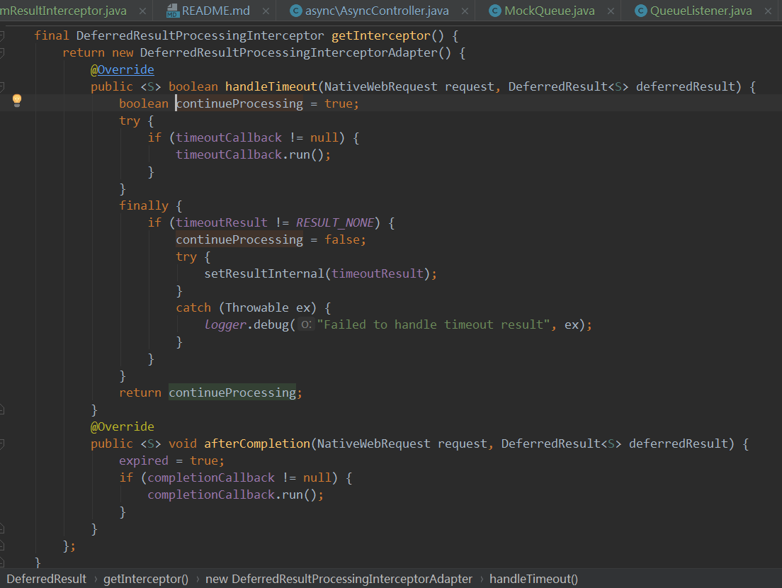 使用DeferredResult异步处理SpringMVC请求 - 知乎