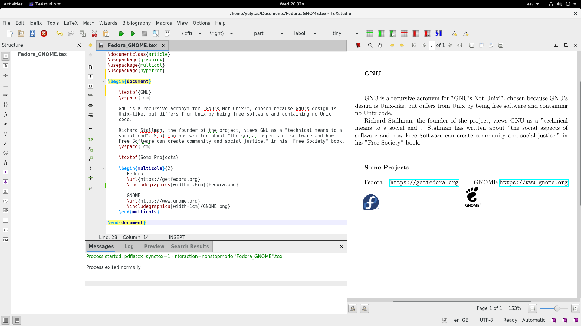 使用 LaTeX 和 TeXstudio 排版文档 | Linux 中国 - 知乎