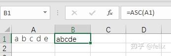 excel 2021字符处理函数，asc - 知乎