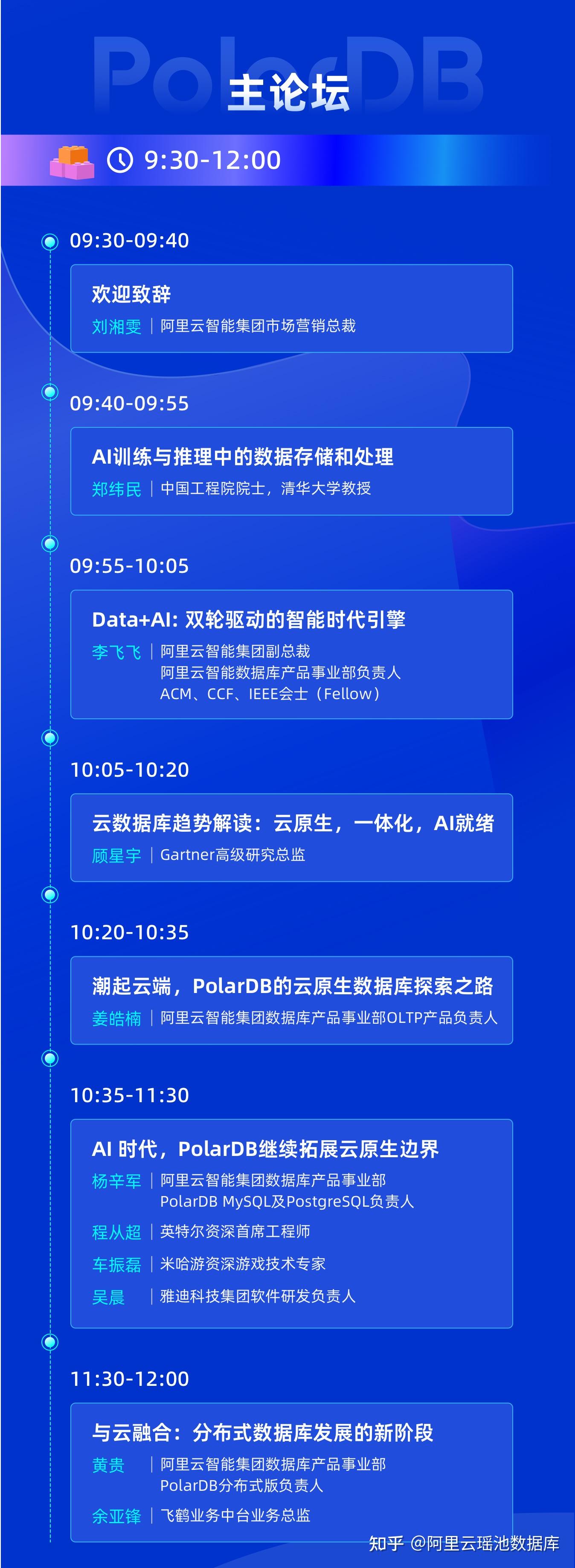 2025阿里云PolarDB开发者大会，他们都来了 - 知乎