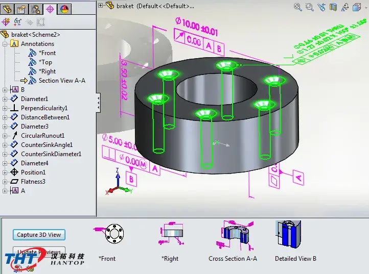 强大直观的SolidWorks MBD - 知乎