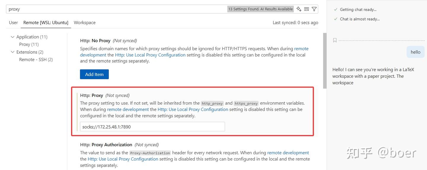 copilot 在 wsl 中无法工作——vscode remote develop 代理设置 - 知乎