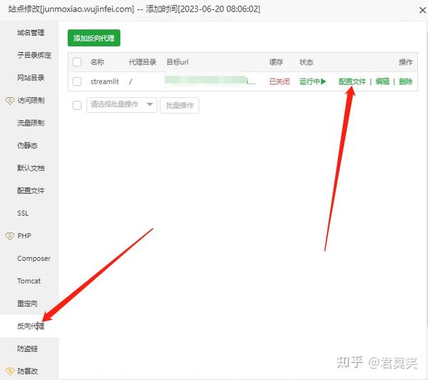 python streamlit部署到服务器，实现域名80端口访问（宝塔面板）！ - 知乎