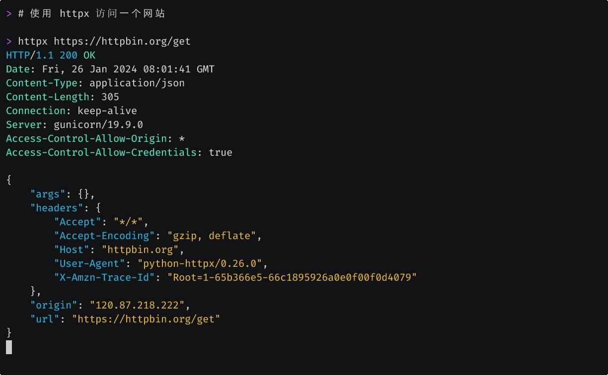 x-cmd pkg | httpx - 为 Python 设计的下一代 HTTP 客户端库 - 知乎