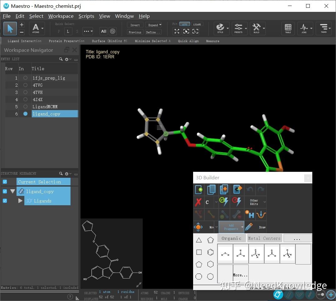 Schrödinger教程 | A Chemist's Guide to Maestro - 知乎