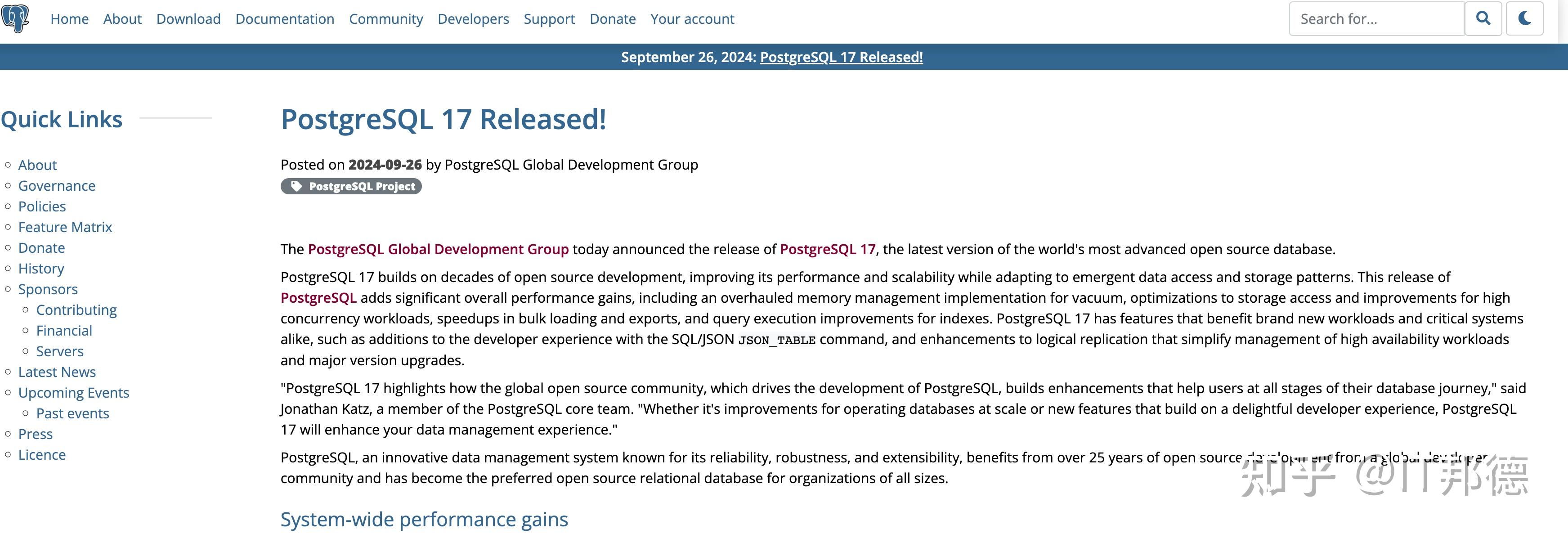 PostgreSQL 17 发布啦！继续遥遥领先？ - 知乎