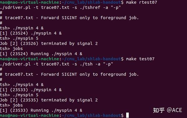 CSAPP课程Lab5 Shell Lab - 知乎