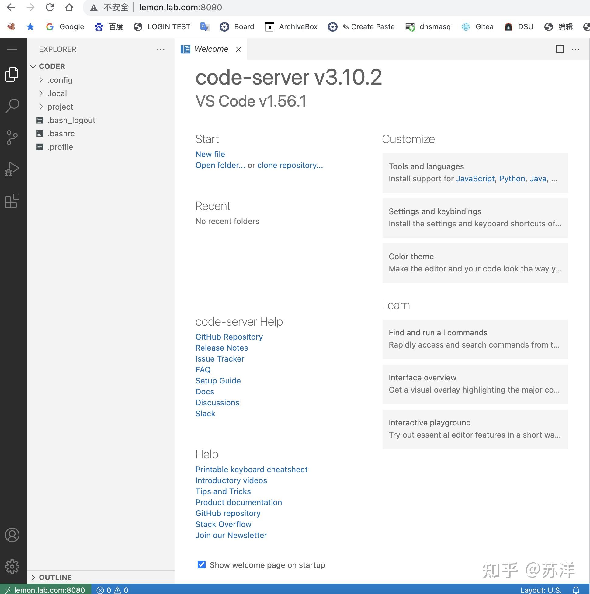 在群晖上使用 VSCode（VS Code Server） - 知乎
