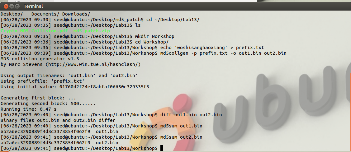 漏洞分析 Lab13 MD5 Collision Attack Lab - 知乎