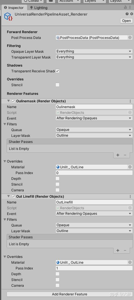 使用Render Feature做描边效果 - 知乎
