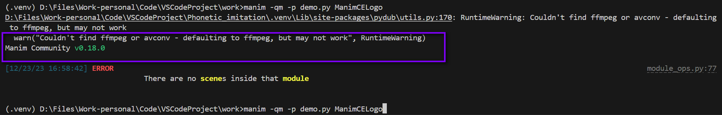 Manim（Vscode~python环境配置） - 知乎