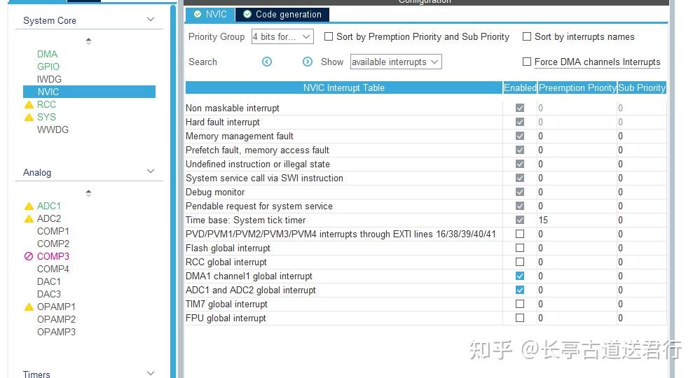 STM32配置DMA读取多通道ADC - 知乎