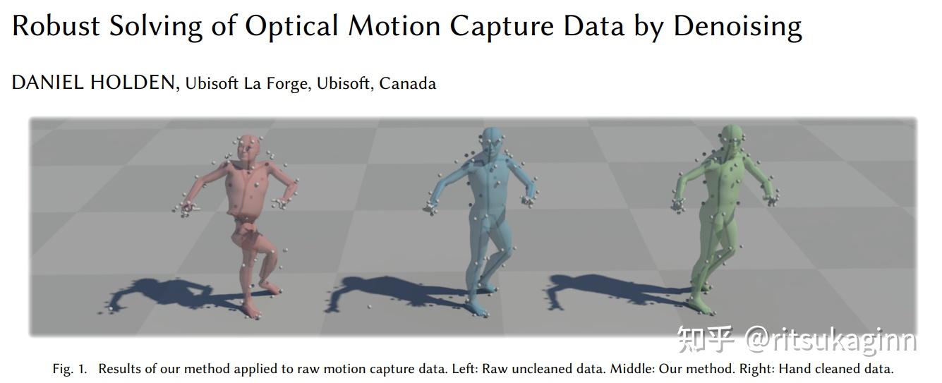 [论文整理]动捕数据去噪：Robust Solving of Optical Motion Capture Data by Denoising ...