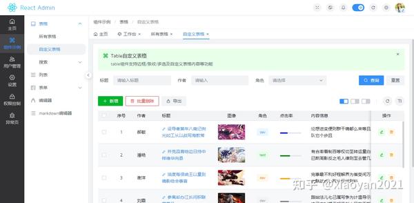 【React Hooks+Zustand+Arco Design】中后台管理解决方案React18Admin - 知乎