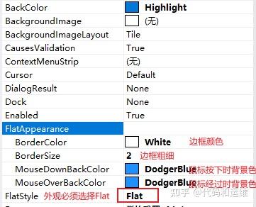 20231124_winform中Button的边框设置 - 知乎