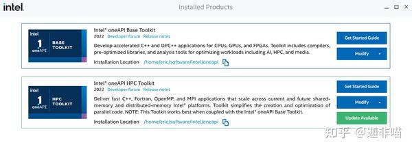 Ubuntu20.04下安装intel oneAPI2022.1 - 知乎