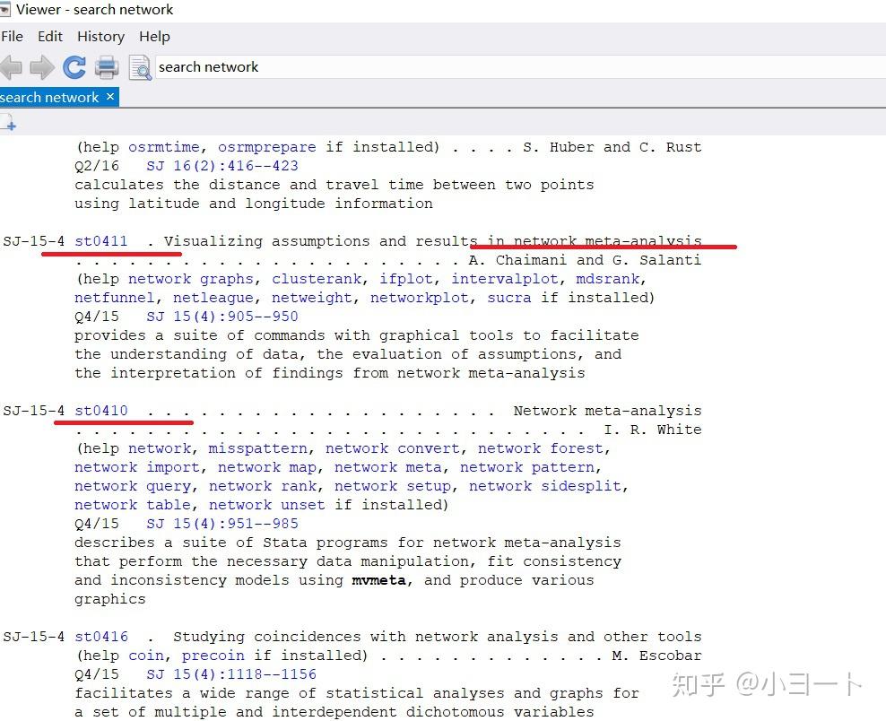 Stata软件安装用于网状Meta分析的Network包 - 知乎